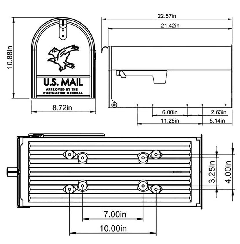 Rainbow Trout Mailbox | Etsy