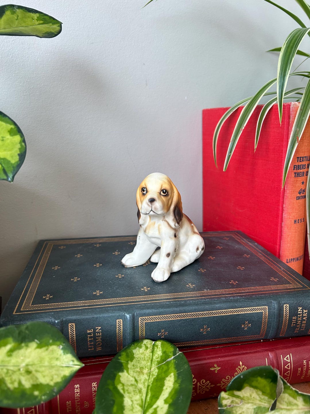 Vintage Lefton Cocker Spaniel Dog Figurine, Ceramic Puppy Sculpture ...