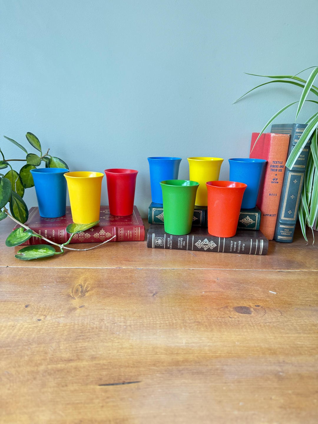Vintage Tupperware Bell Tumblers: 1970s-80s Stackable Plastic Cups ...