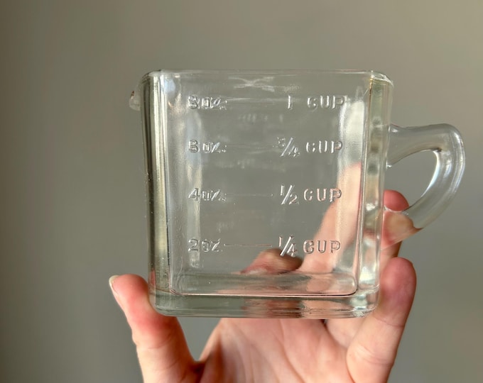 Vintage Kellogg's Clear Depression Glass Era Measuring Cup - Etsy