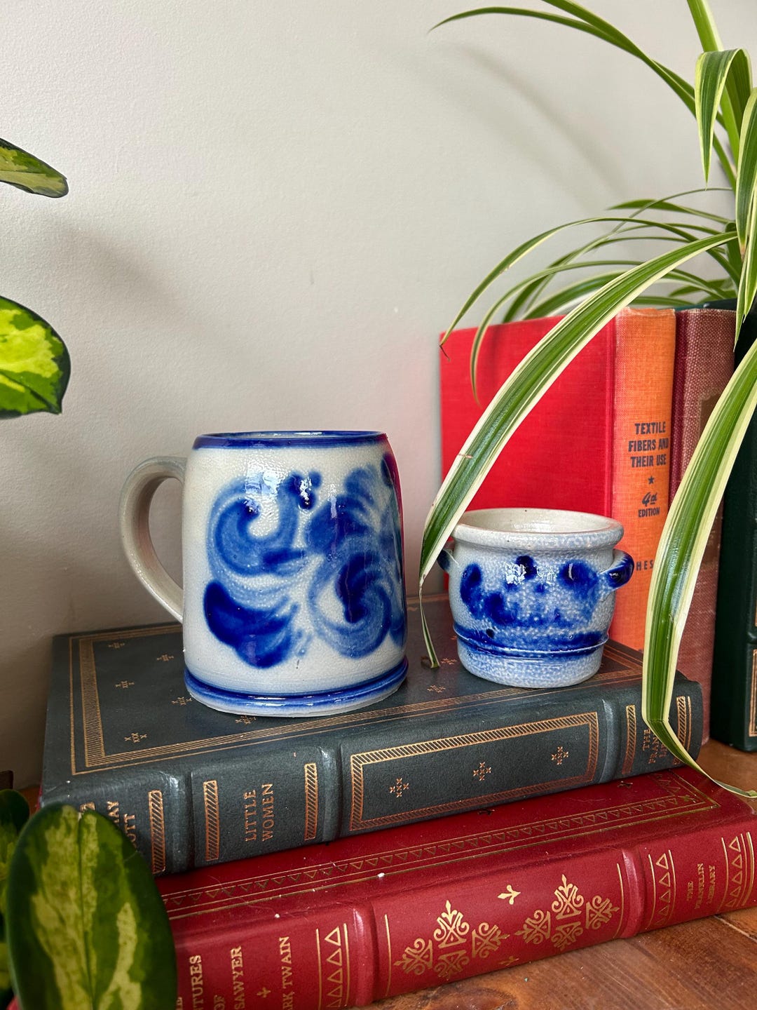 Vintage Stone Glaze Handarbeit Pottery, Mid Century Modern European ...