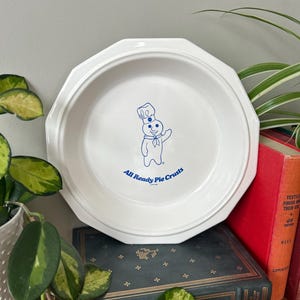 Vintage 1987 Pillsbury Doughboy Ceramic Pie Plate "poppin' Fresh," All ...