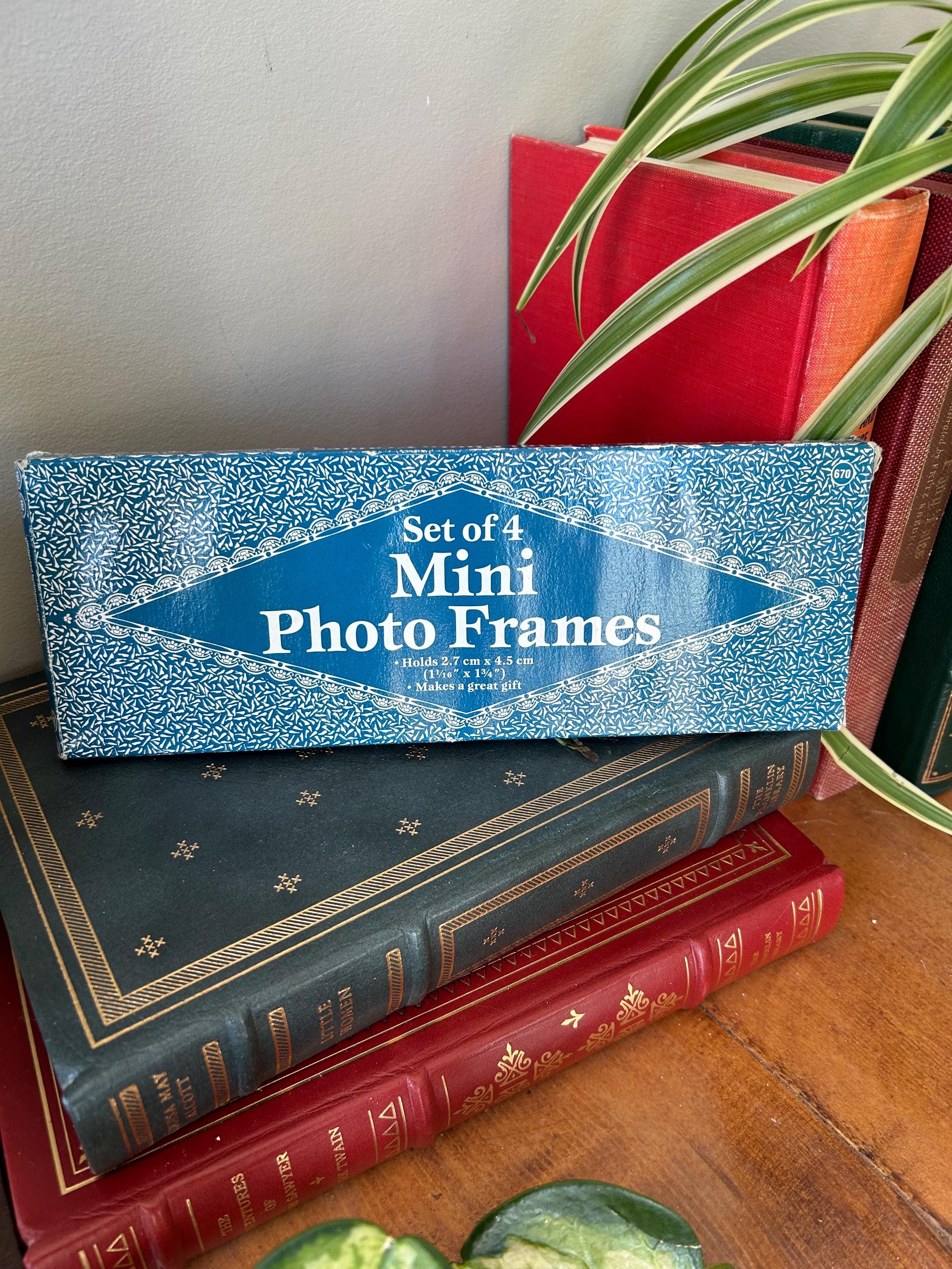 Set of Four Mini Vintage Art Deco Revival Picture Frames, 1970s/1980s ...