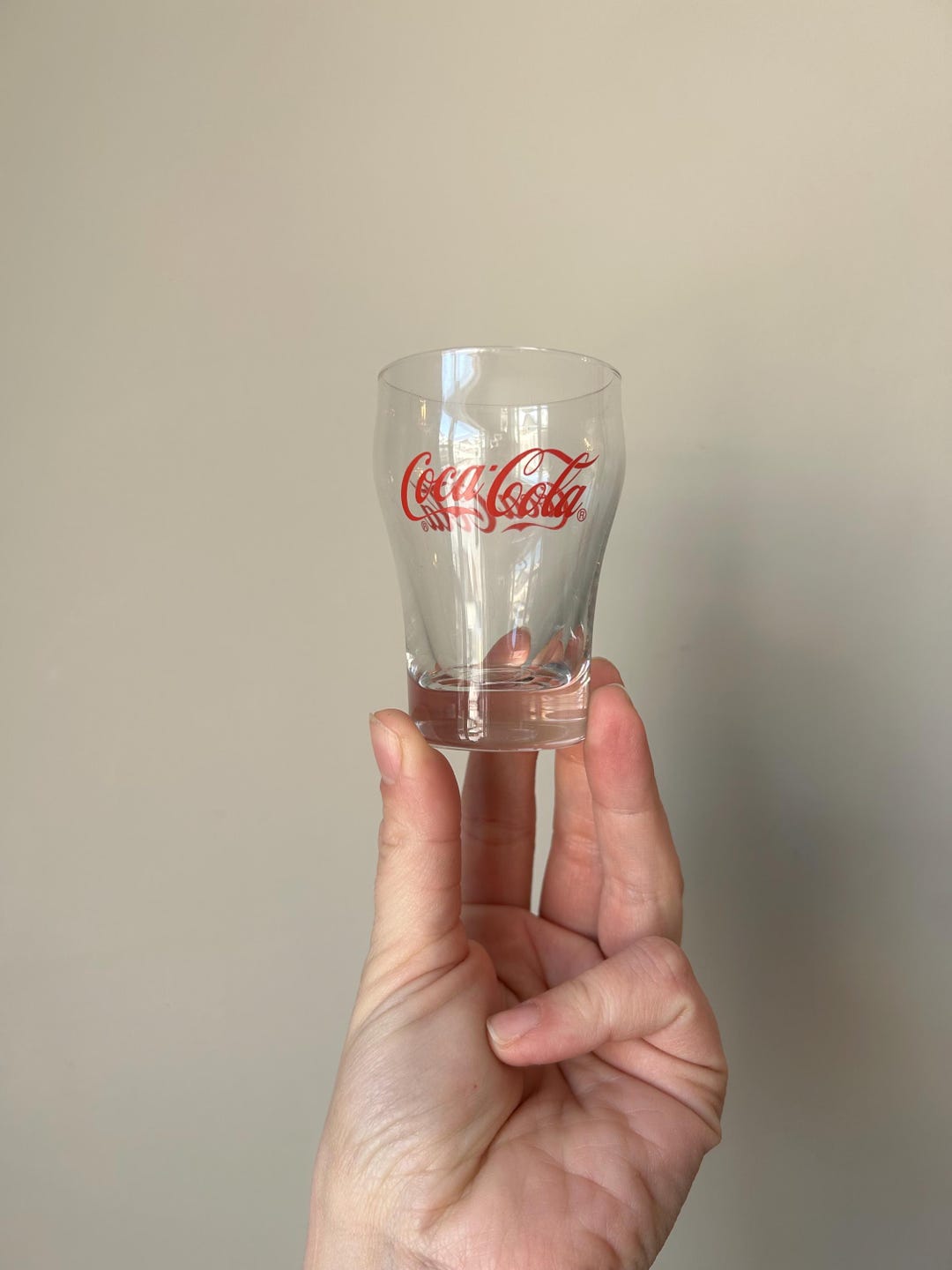 Coca Cola Vintage Mini Fountain Glass / Shot Glass, Retro Barware ...