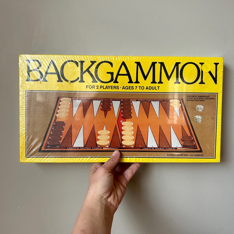 Retro Backgammon - Etsy