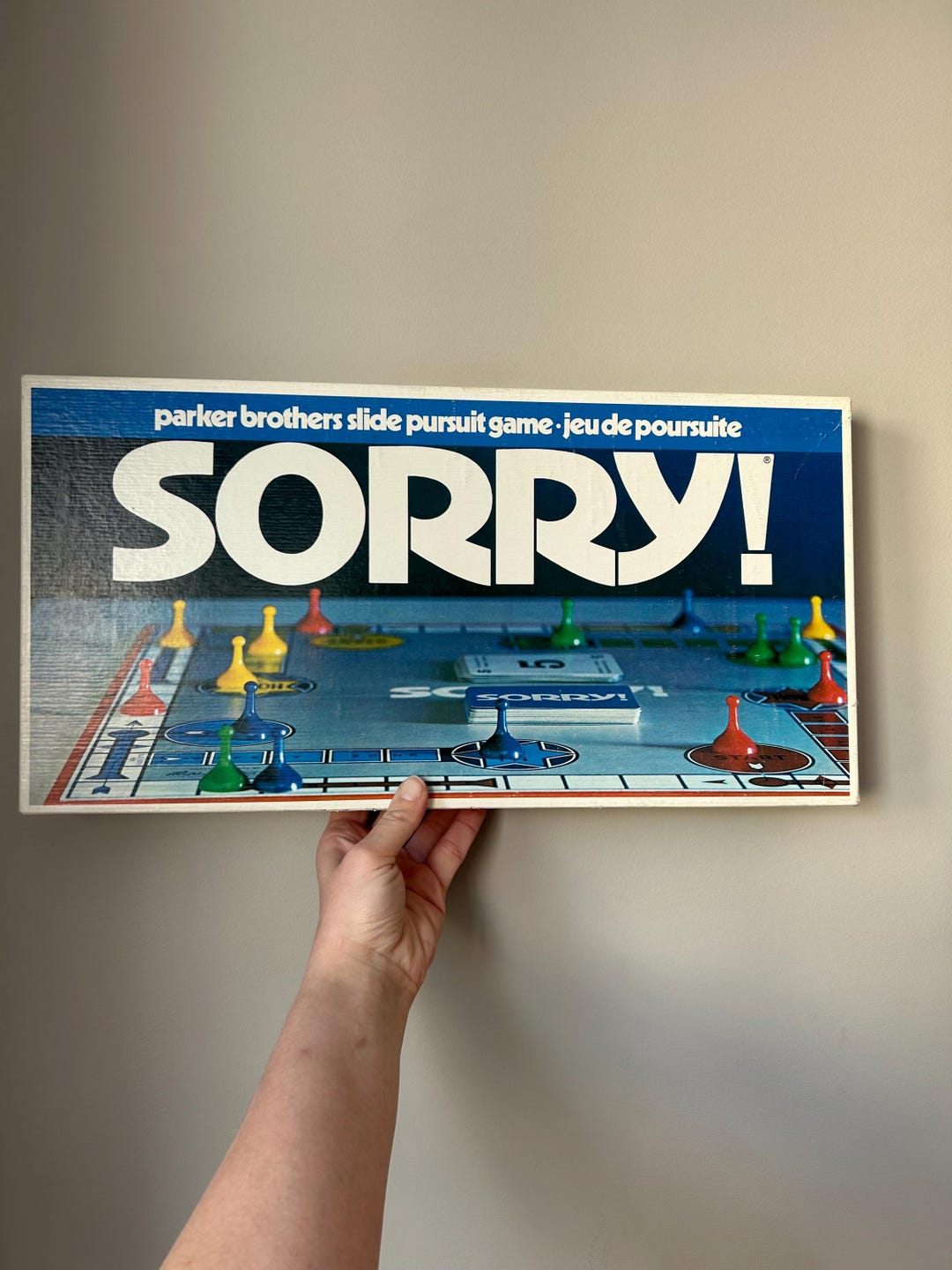 Complete 1972 Edition of sorry Board Game, Classic Parker Brothers ...