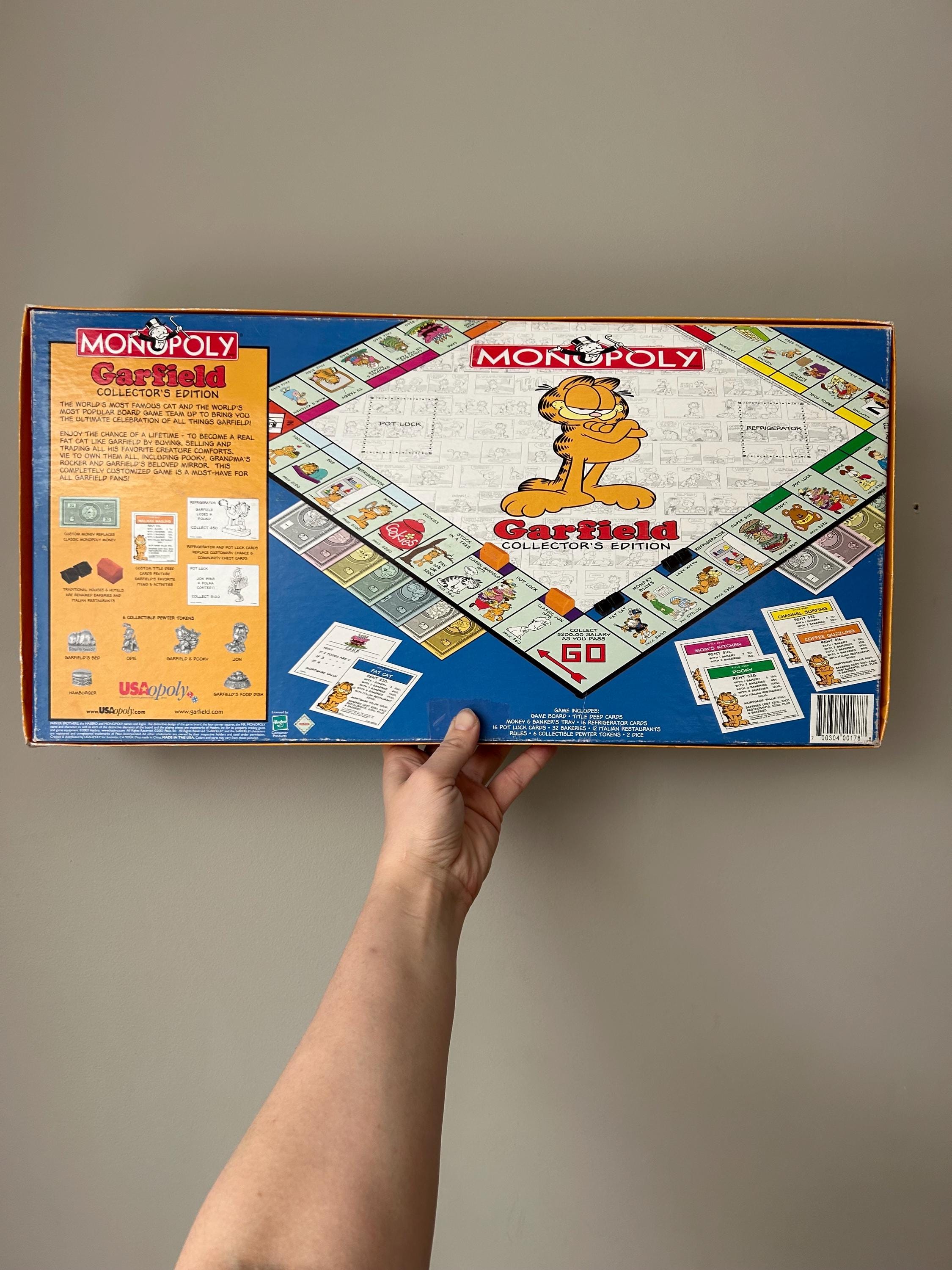 Garfield Monopoly 25th Anniversary Collector's Edition, Jim Davis ...