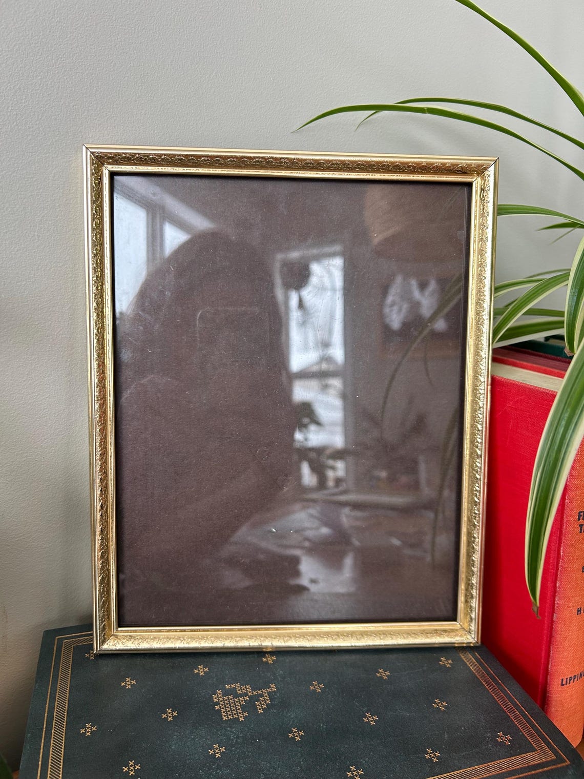 Vintage Mid Century Modern Brass Picture Frame, MCM Retro Elegant ...