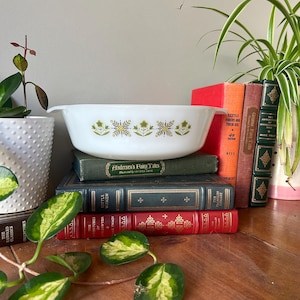 Vintage Fire King Casserole Dish, Meadow Green, Mid-century Kitchen ...