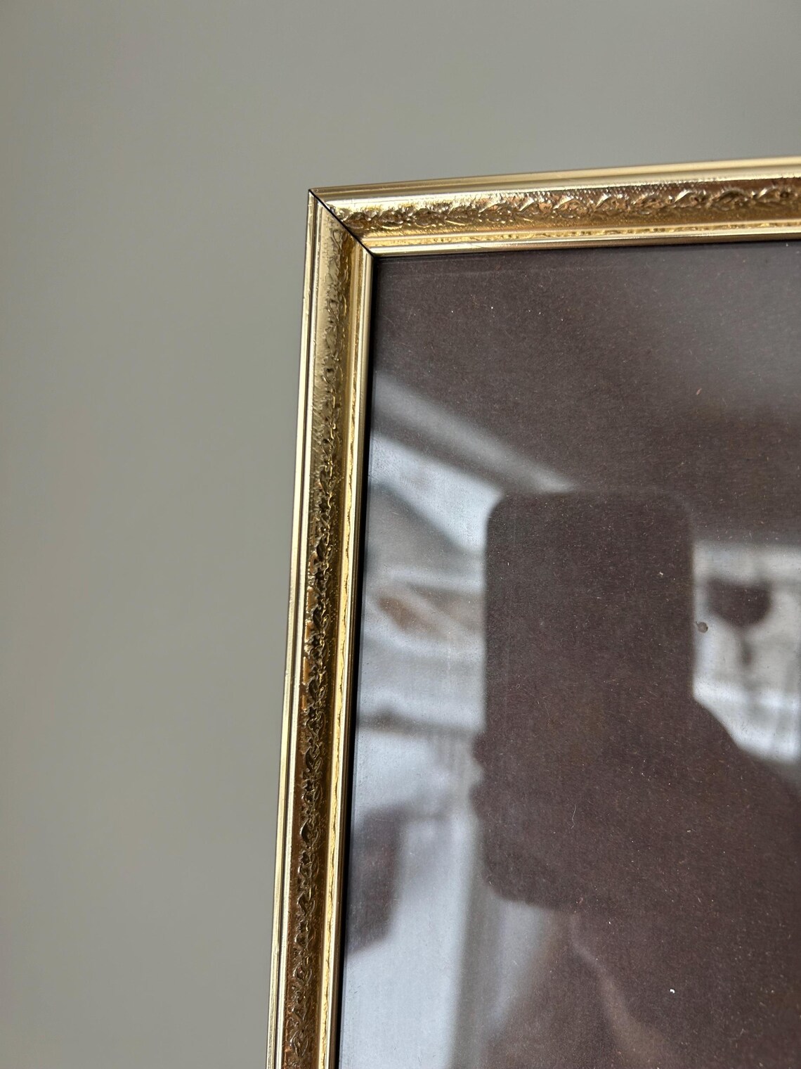 Vintage Mid Century Modern Brass Picture Frame, MCM Retro Elegant ...