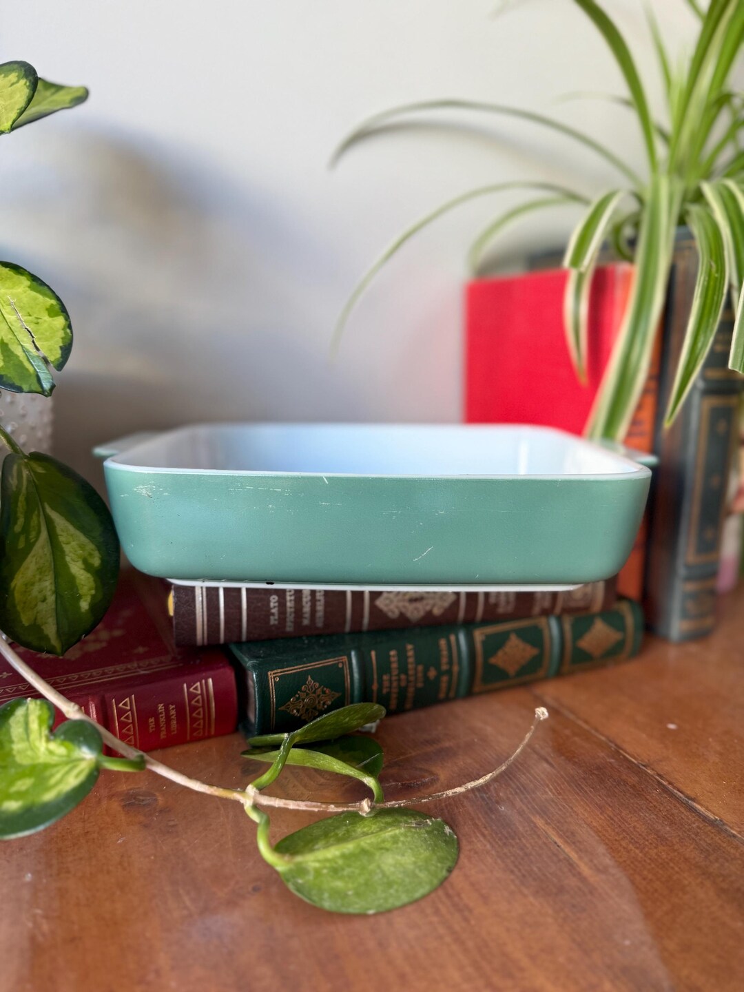 Vintage 1953 Seafoam Pyrex Casserole Dish #307-B, Collaboration ...