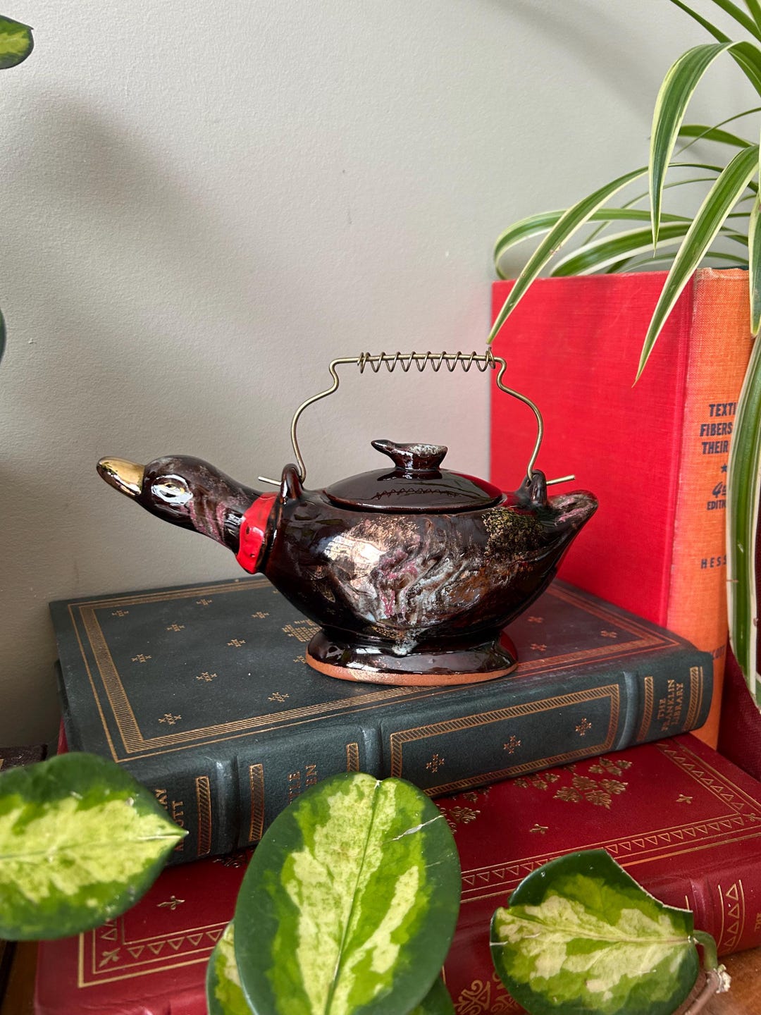 1950s Redware Duck Sugar Pot 1950s Japan - JA06 - Etsy