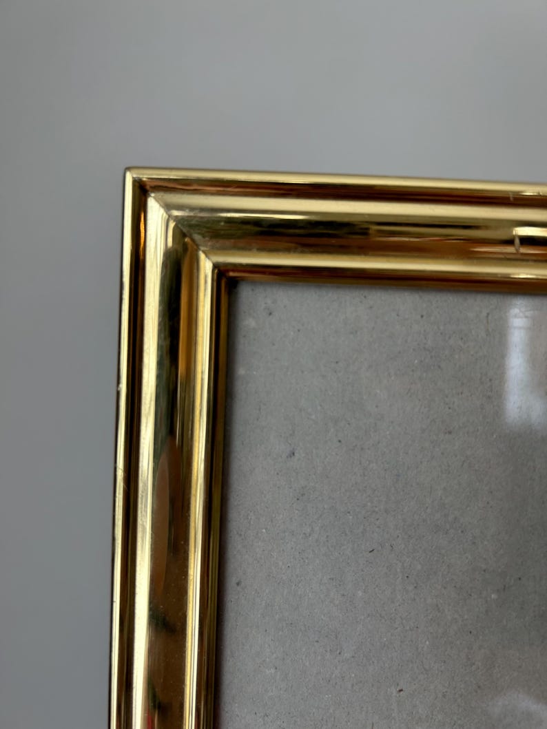 Vintage Brass Picture Frame, 1970s / 1980s MCM Gold Tone 4.5" X 6.5 ...
