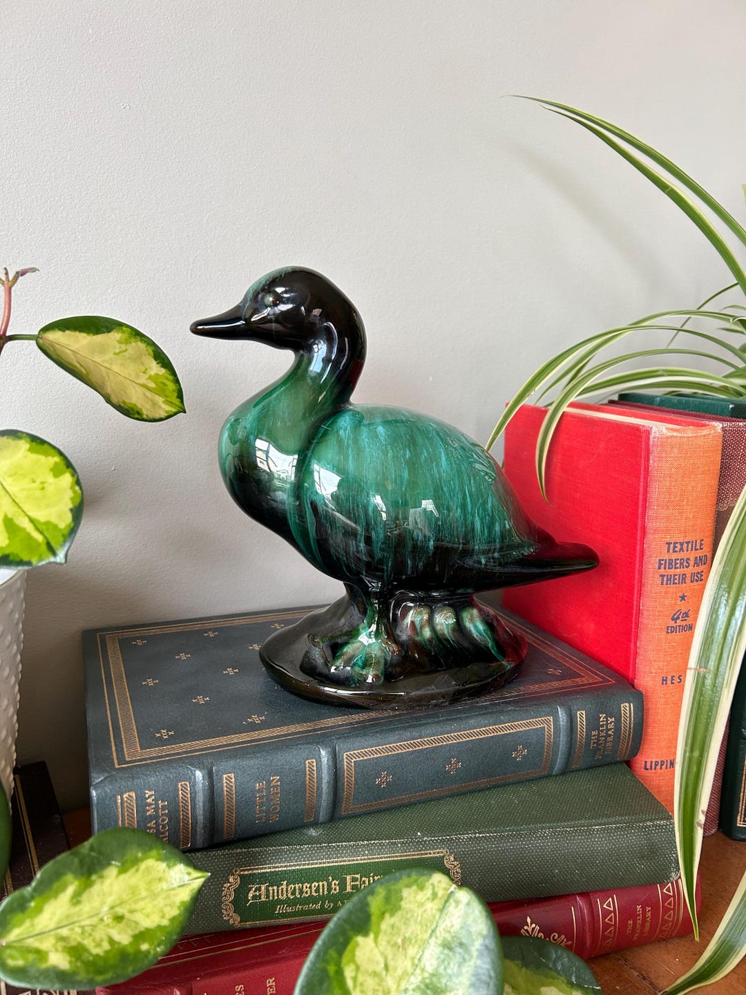 Blue Mountain Pottery Standing Duck, Vintage BMP Ceramic Goose, MCM Mid ...