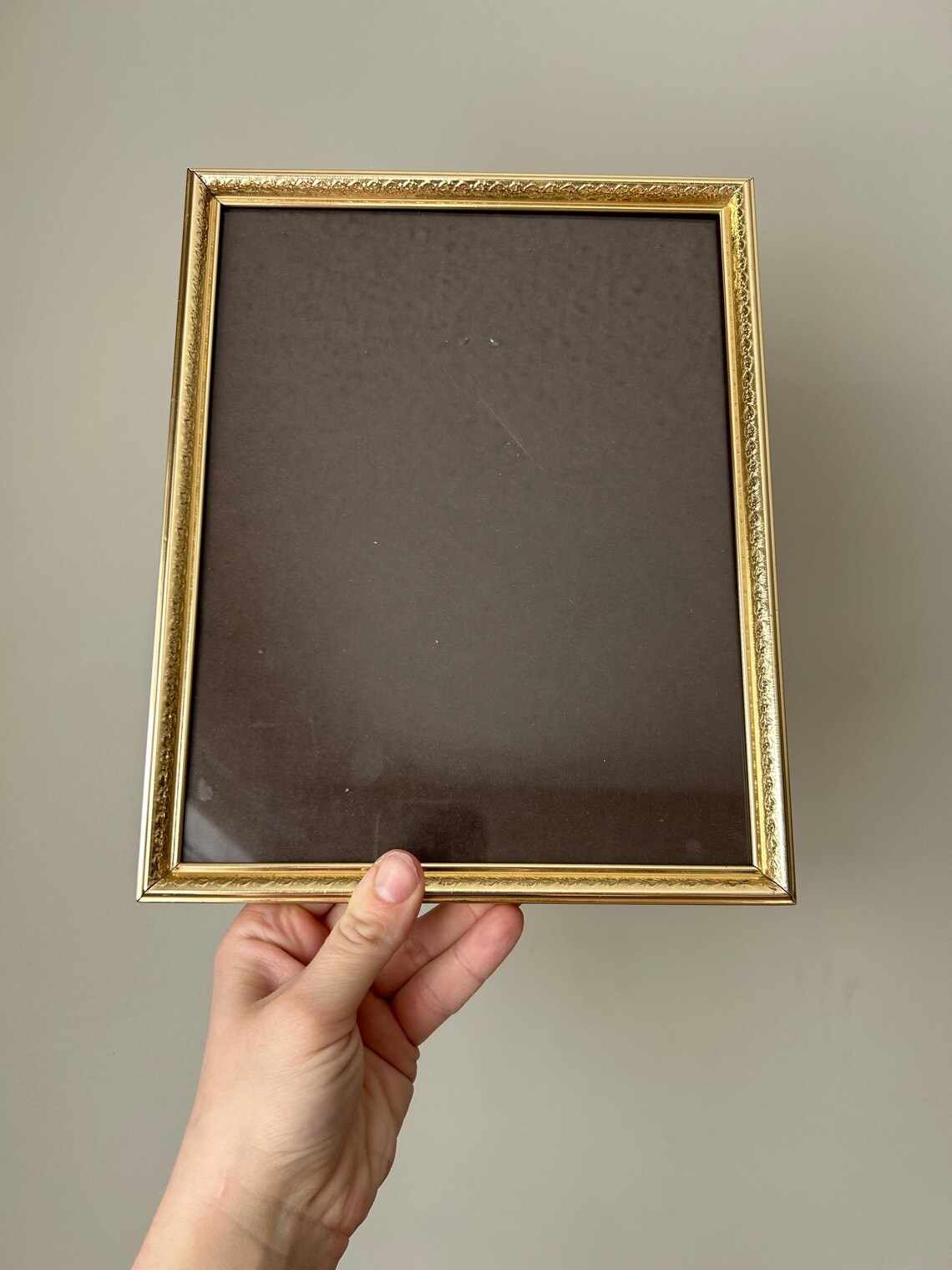 Vintage Mid Century Modern Brass Picture Frame, MCM Retro Elegant ...