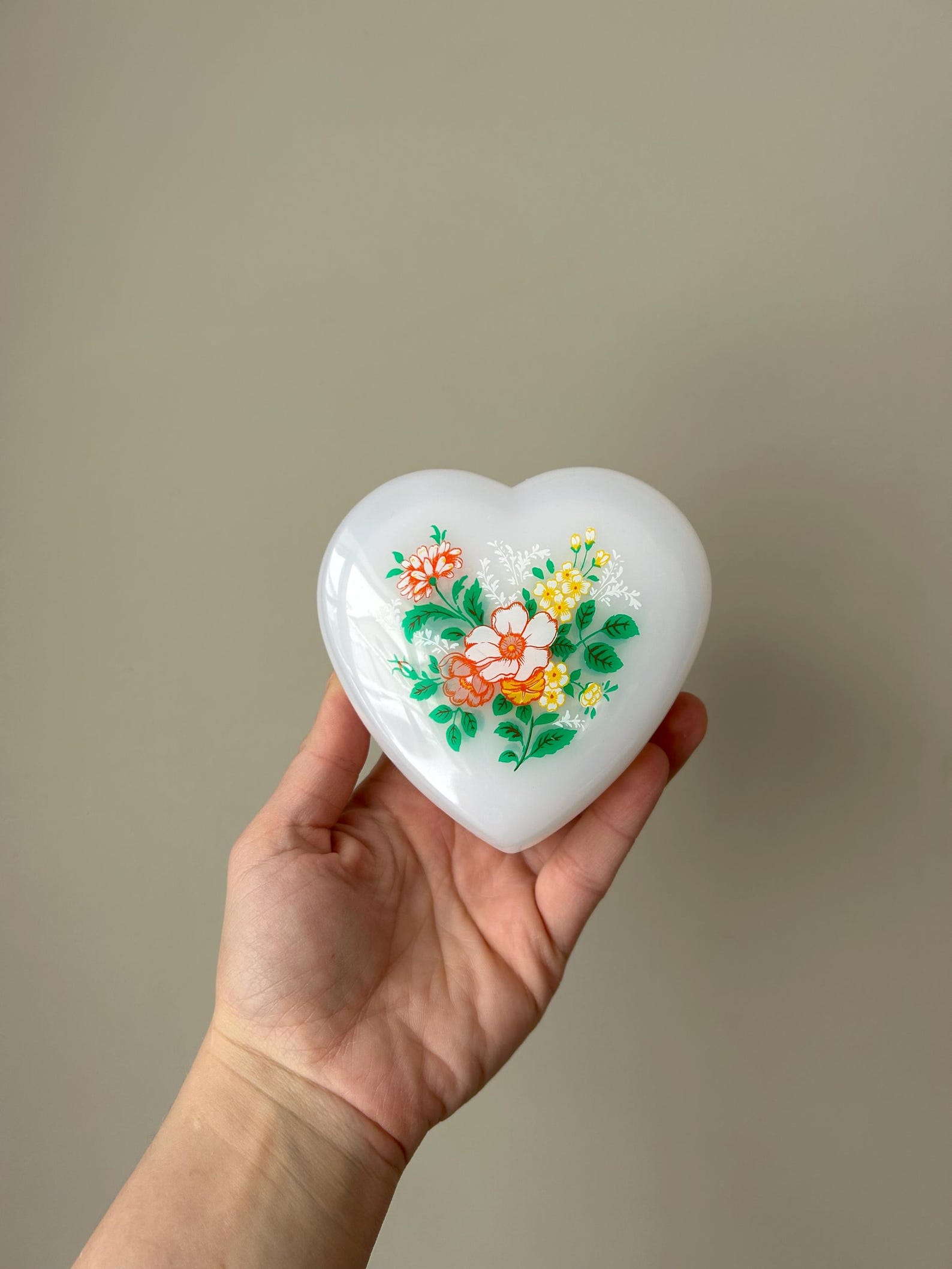 Vintage Floral Heart Trinket Boxes, 1980s Sabre Nesting Set, New in Box ...