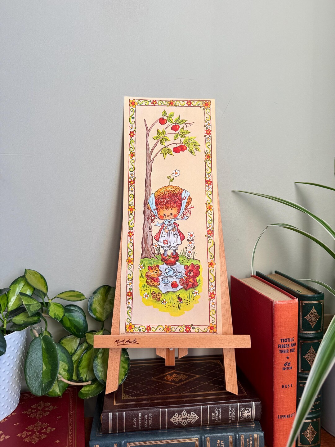 Vintage Unframed 1976 Hummel-style Girl Lithograph Art Print – Tea ...