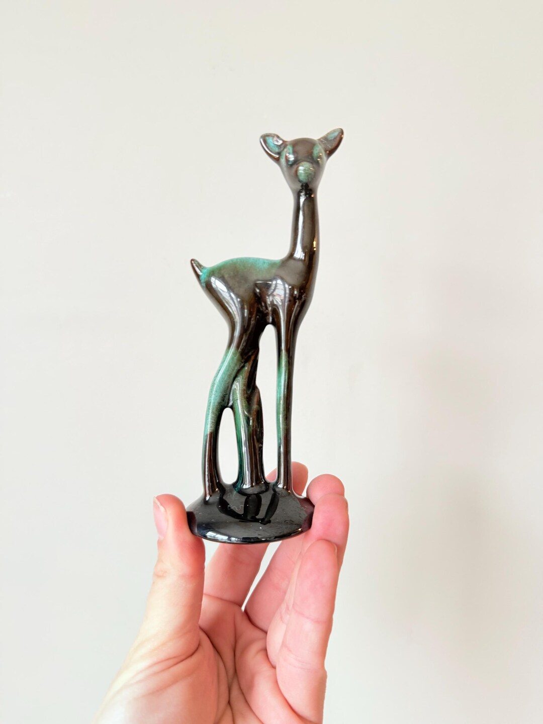 Blue Mountain Pottery Baby Deer, Vintage BMP Ceramic Fawn, MCM Mid ...