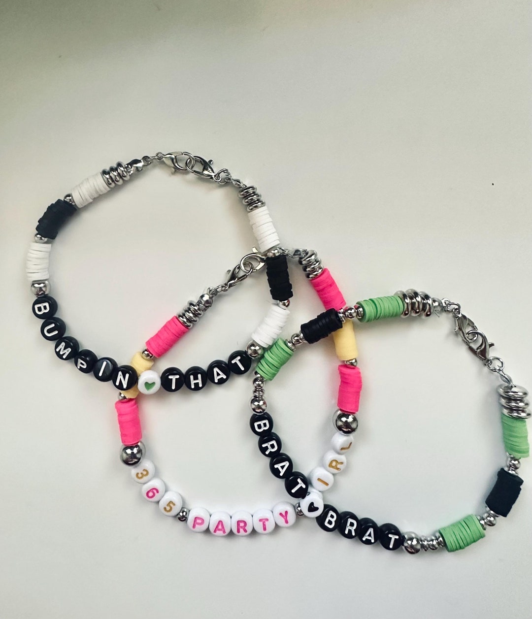 BRAT Inspired Friendship Bracelets - Etsy