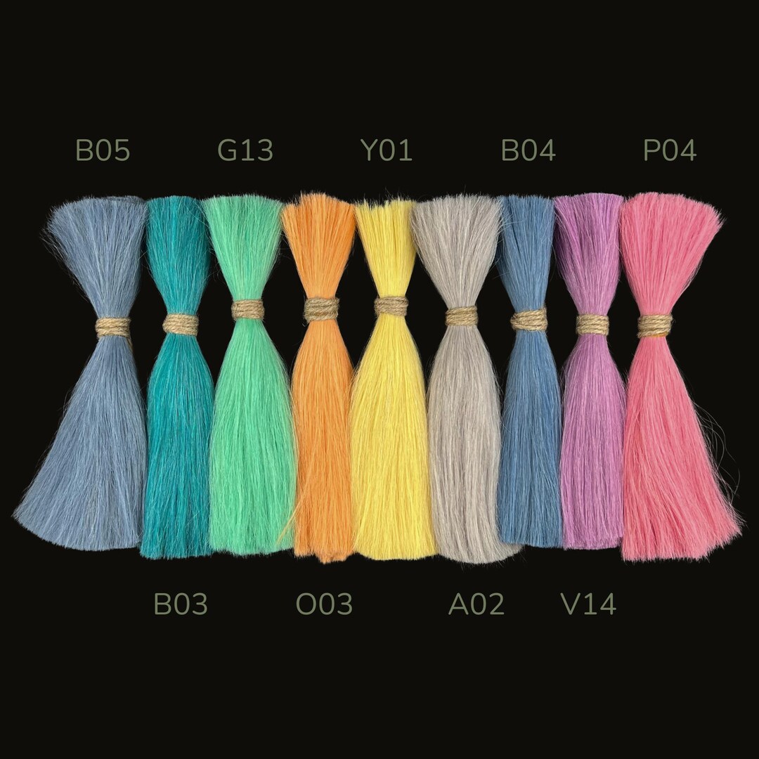 Pastel Colors Human Hair 50 Grams, Dreadlock Extensions, Loc Extension ...