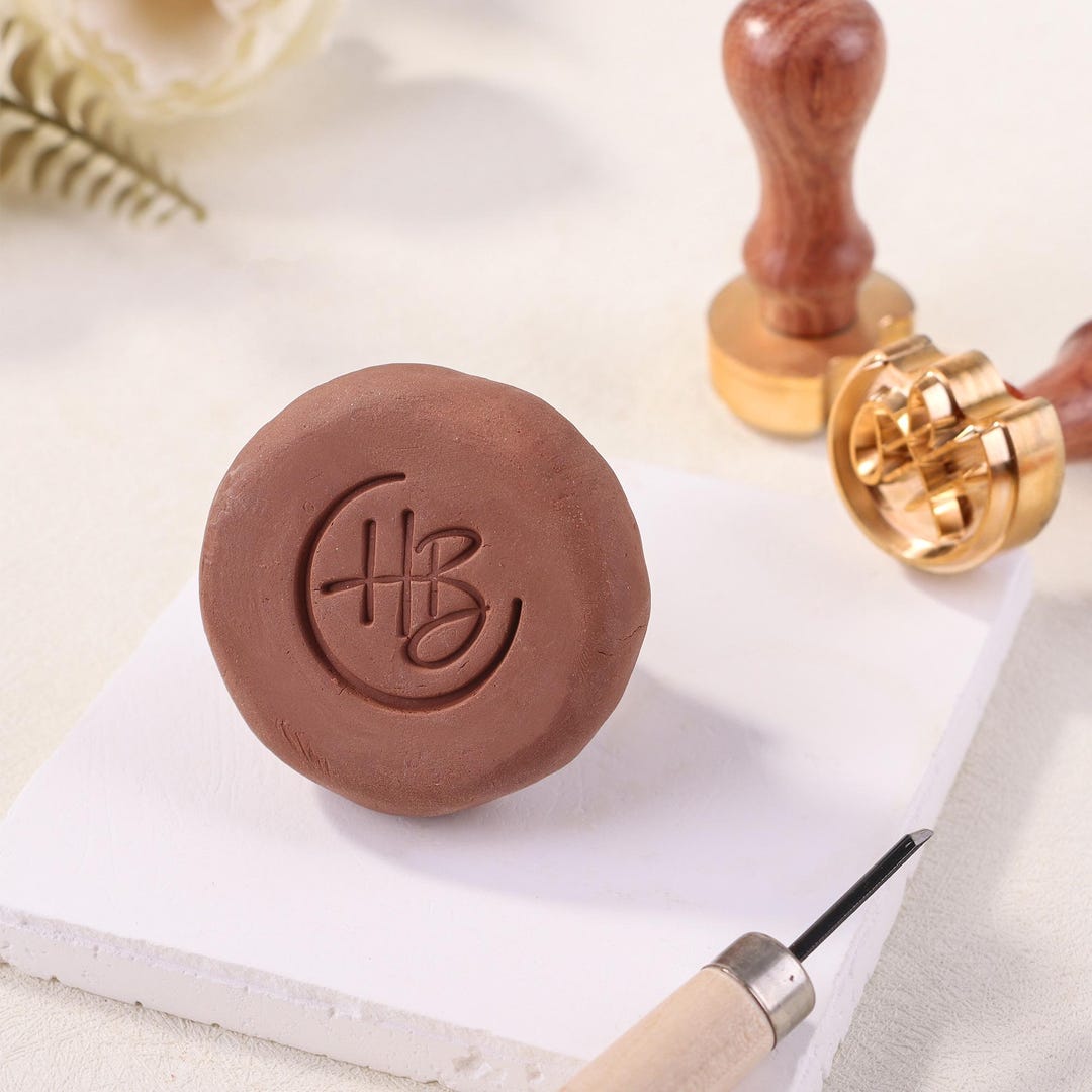 Unique Signature Clay Stamp,custom Stamp for Pottery,handwriting ...