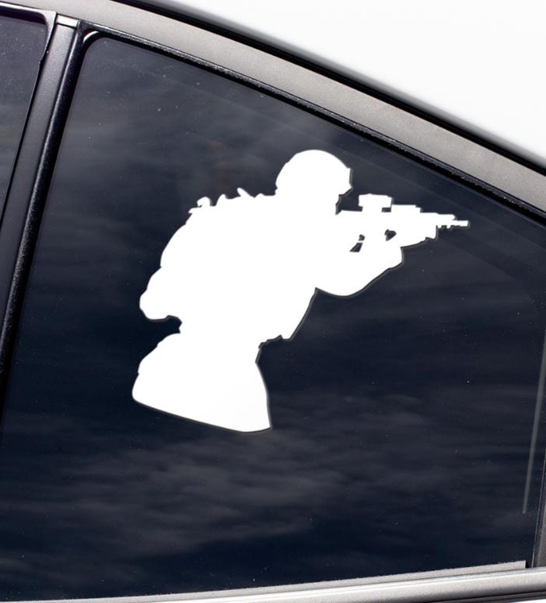 Army Soldier Outline Vinyl Decal - Etsy