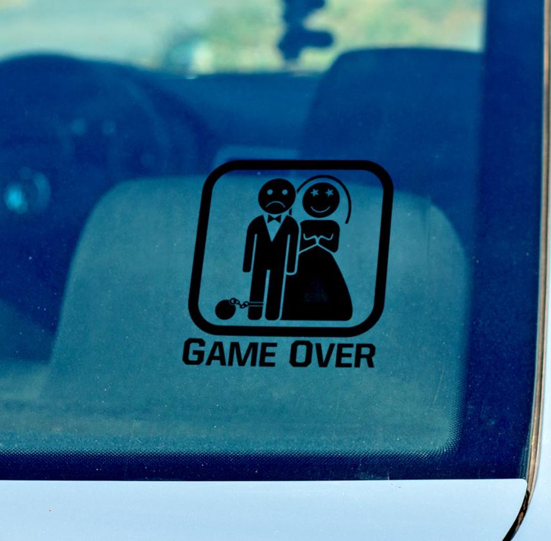 Game Over Vinyl Decal - Etsy