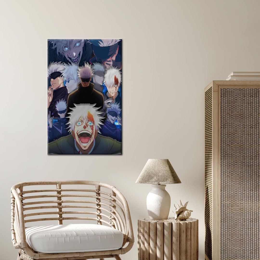 Satoru Gojo Art, Jujutsu Kaisen Artwork, Anime Cavas Art, Gojo Poster ...