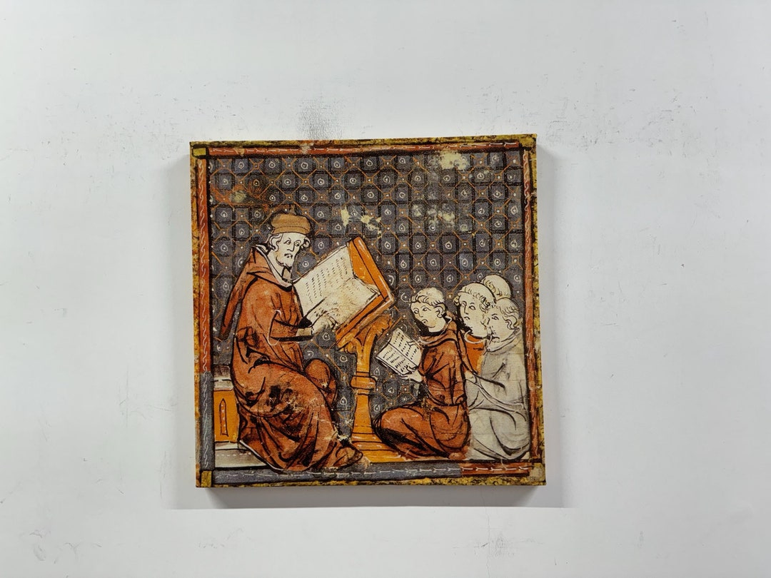 Renaissance Canvas Art, Education Wall Decor, Middle Ages Poster ...