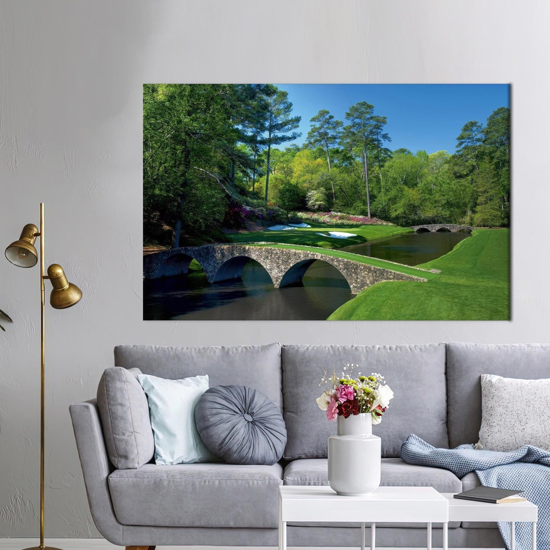Golf Club Landscape,golf Canvas Art, Gym Wall Decor, Nature Landscape ...