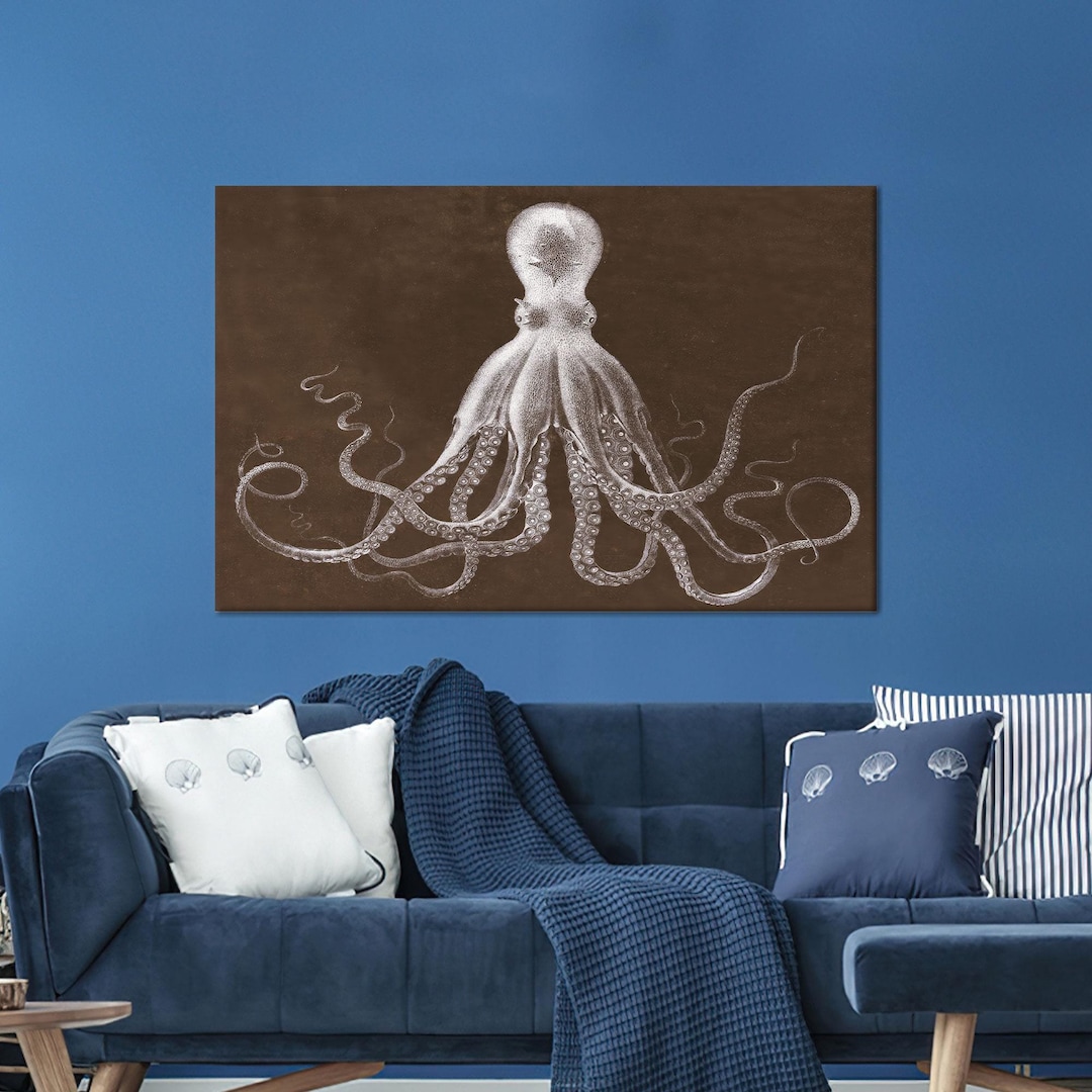 Lord Bodner Art, Octopus Art Decor, Underwater Art, Modern Art Decor ...