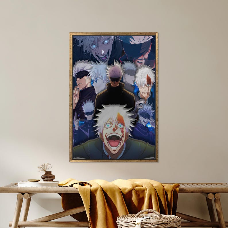 Satoru Gojo Art, Jujutsu Kaisen Artwork, Anime Cavas Art, Gojo Poster ...