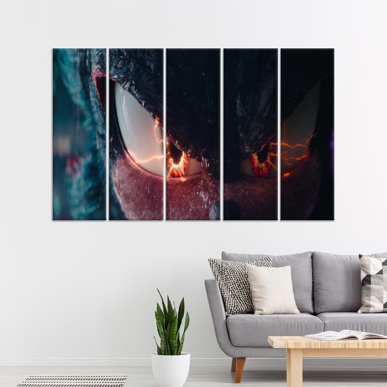 Sonic Wall Decor, Sonic 3 Canvas Art, Sonic Artwork, Sonic Canvas Art ...