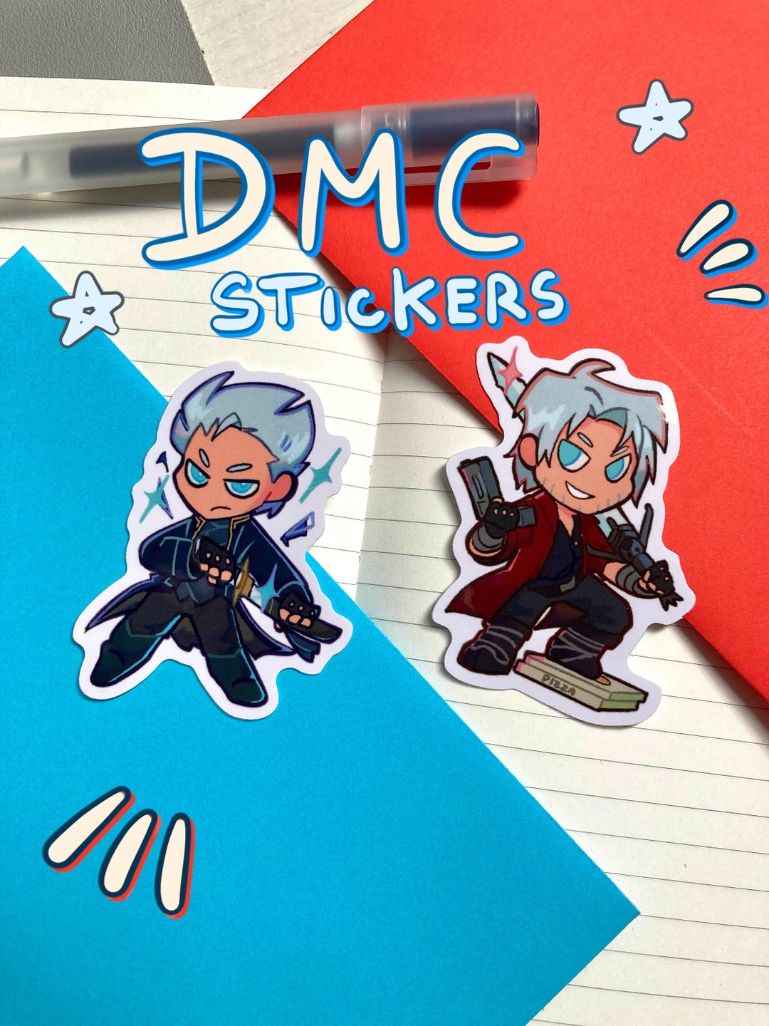 Devil May Cry Stickers Glossy, Vinyl - Etsy