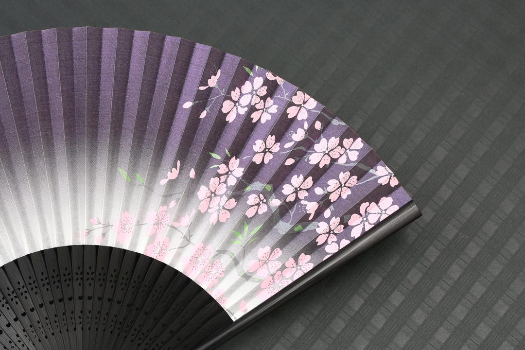 Handmade Cherry Blossom Japanese Sensu Folding Fan, Suehirodo Fans ...