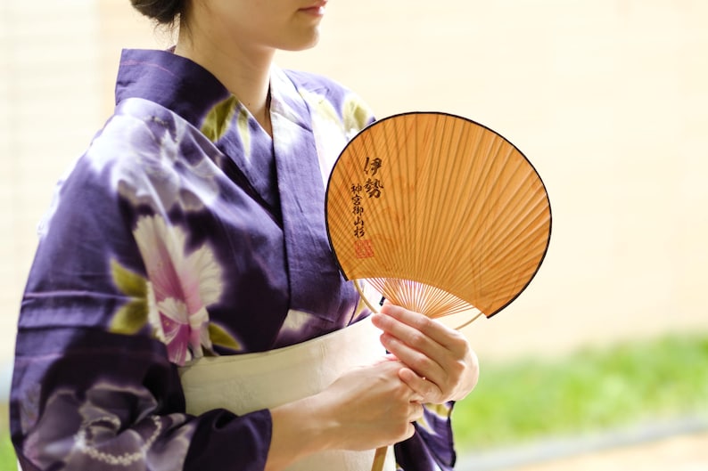 Authentic Wood Japanese Uchiwa Fan, Tokowaka Uchiwa Fan, Handmade ...