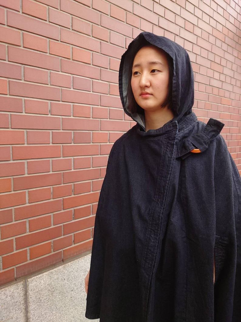 The Boncho Long Type: A Poncho Inspired by Zen Monks! - Etsy