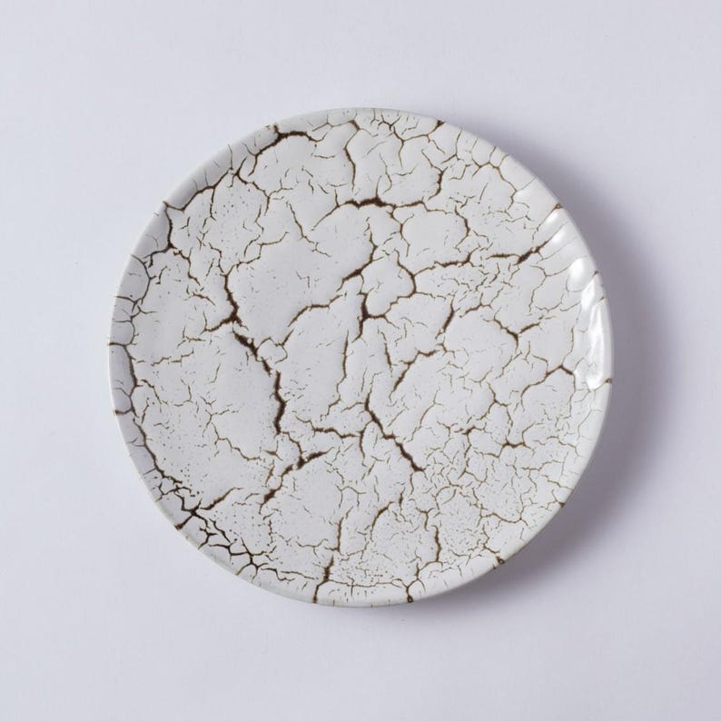 Black Japanese Ryuso Kairagi Plate, Handmade Japanese Ceramic Artisan ...