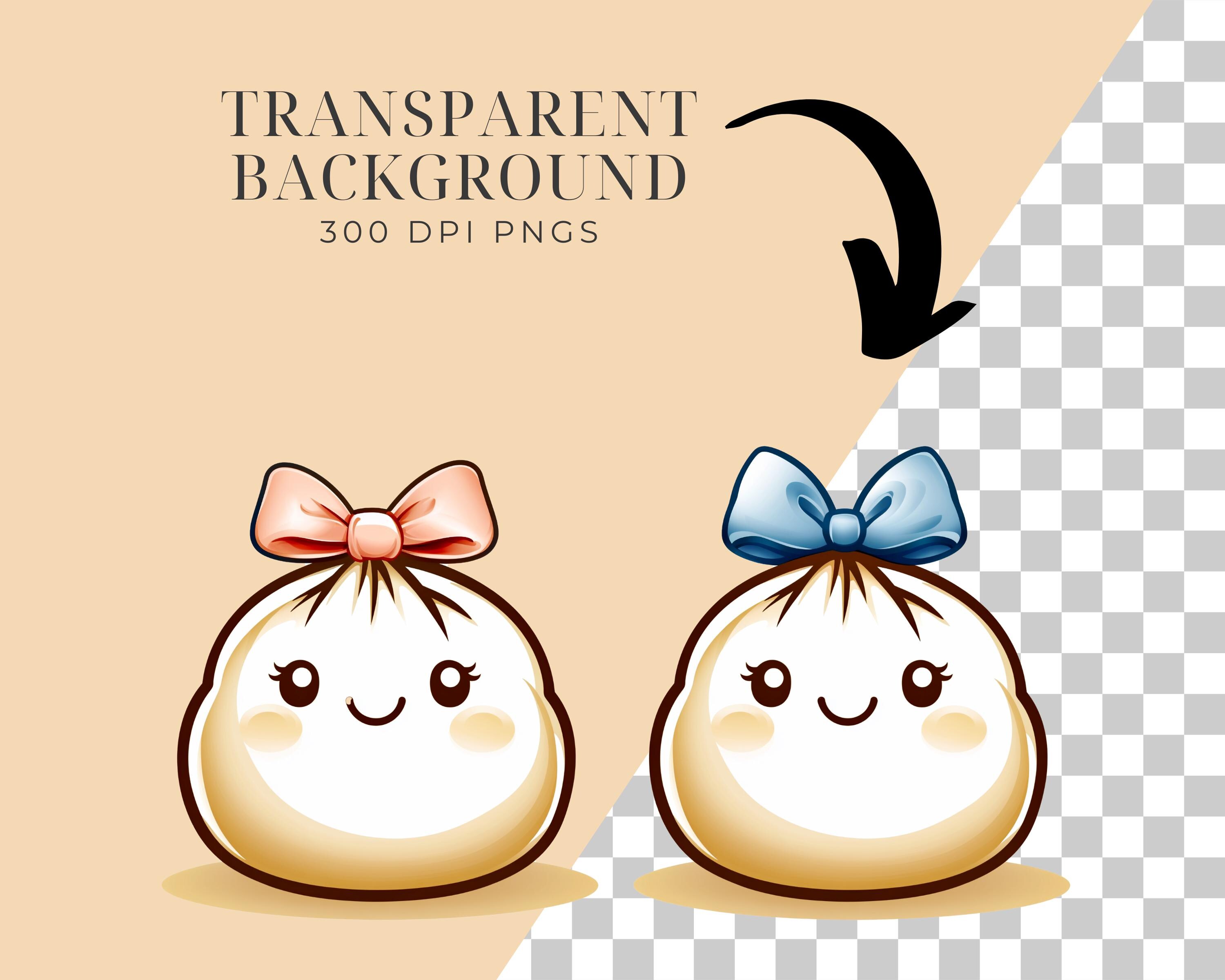 Watercolor Dumpling Clipart, Instant Download, Baby Dumpling Clipart ...