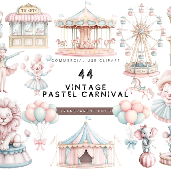 Pastel Carnival - Etsy