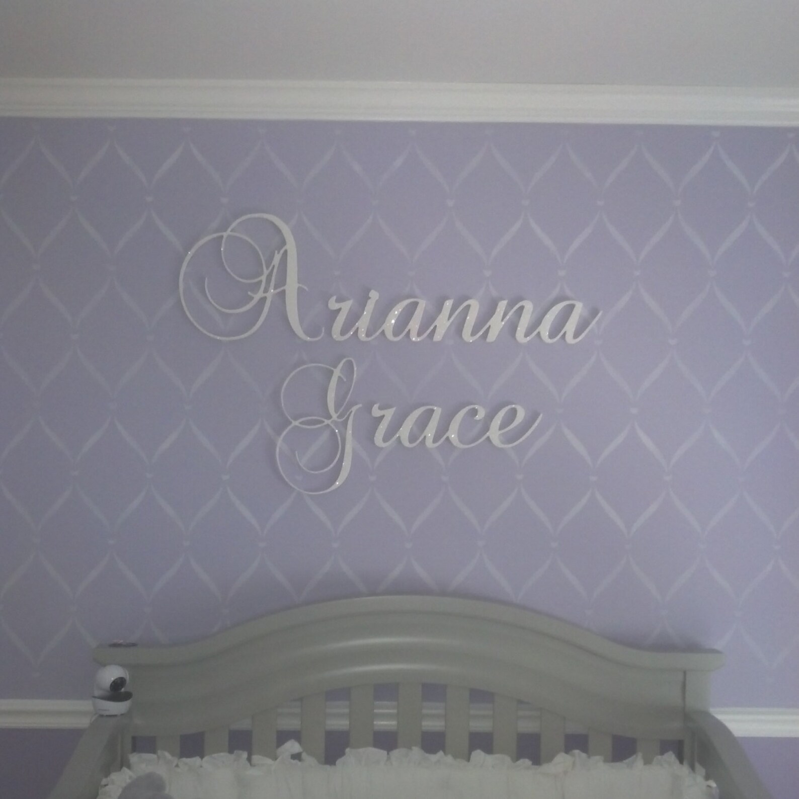 Nursery Name Sign Nursery Wall Decor Wooden Name Wall | Etsy