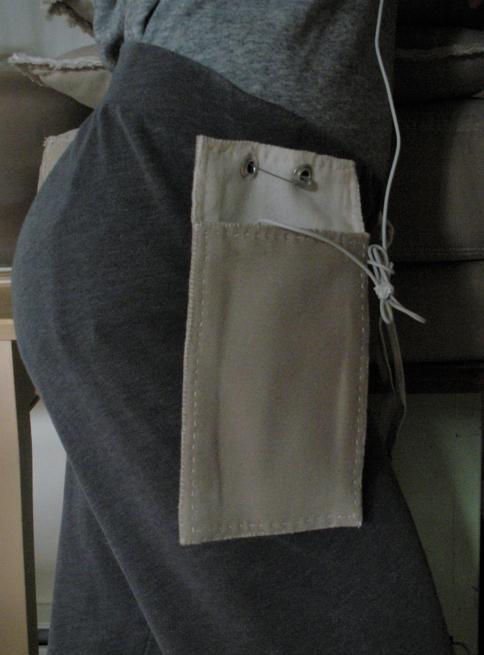 Attachable Portable Pocket for iPhone or iPod Taupe with | Etsy