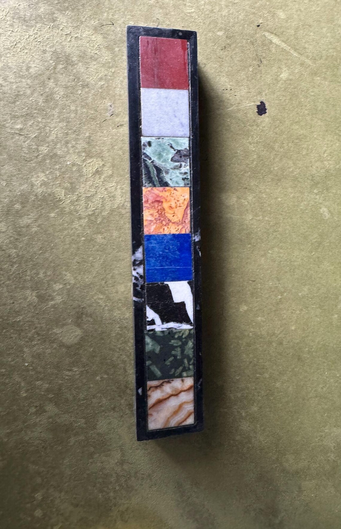 A Vintage Italian Grand Tour Specimen Marble Ruler, 20th Century - Etsy