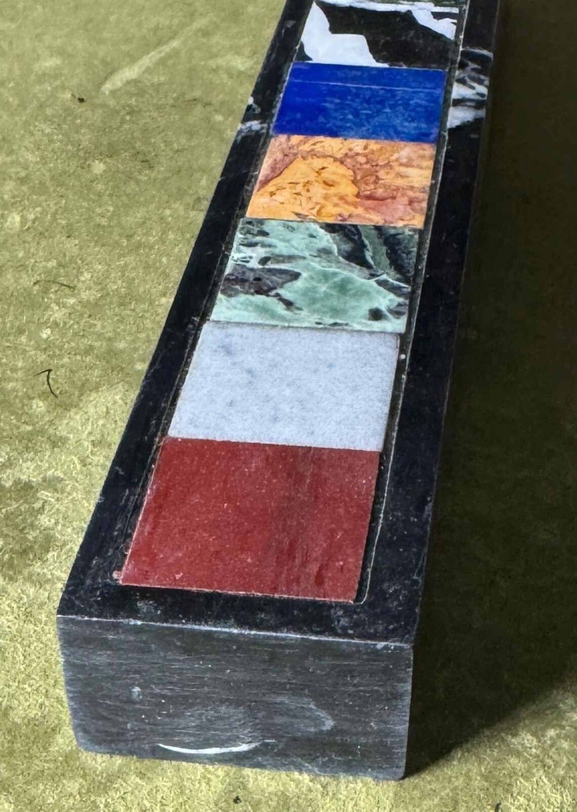 A Vintage Italian Grand Tour Specimen Marble Ruler, 20th Century - Etsy