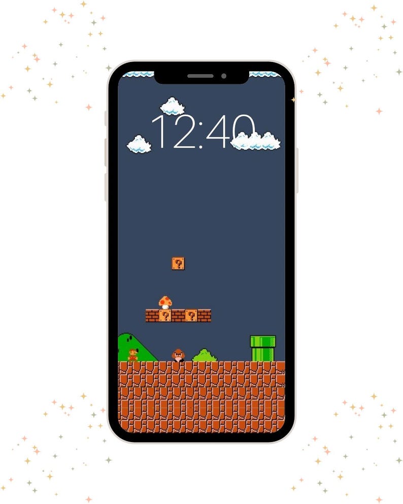 Super Mario Wallpaper Duck Hunt Lockscreen Retro Arcade Game Wallpaper ...