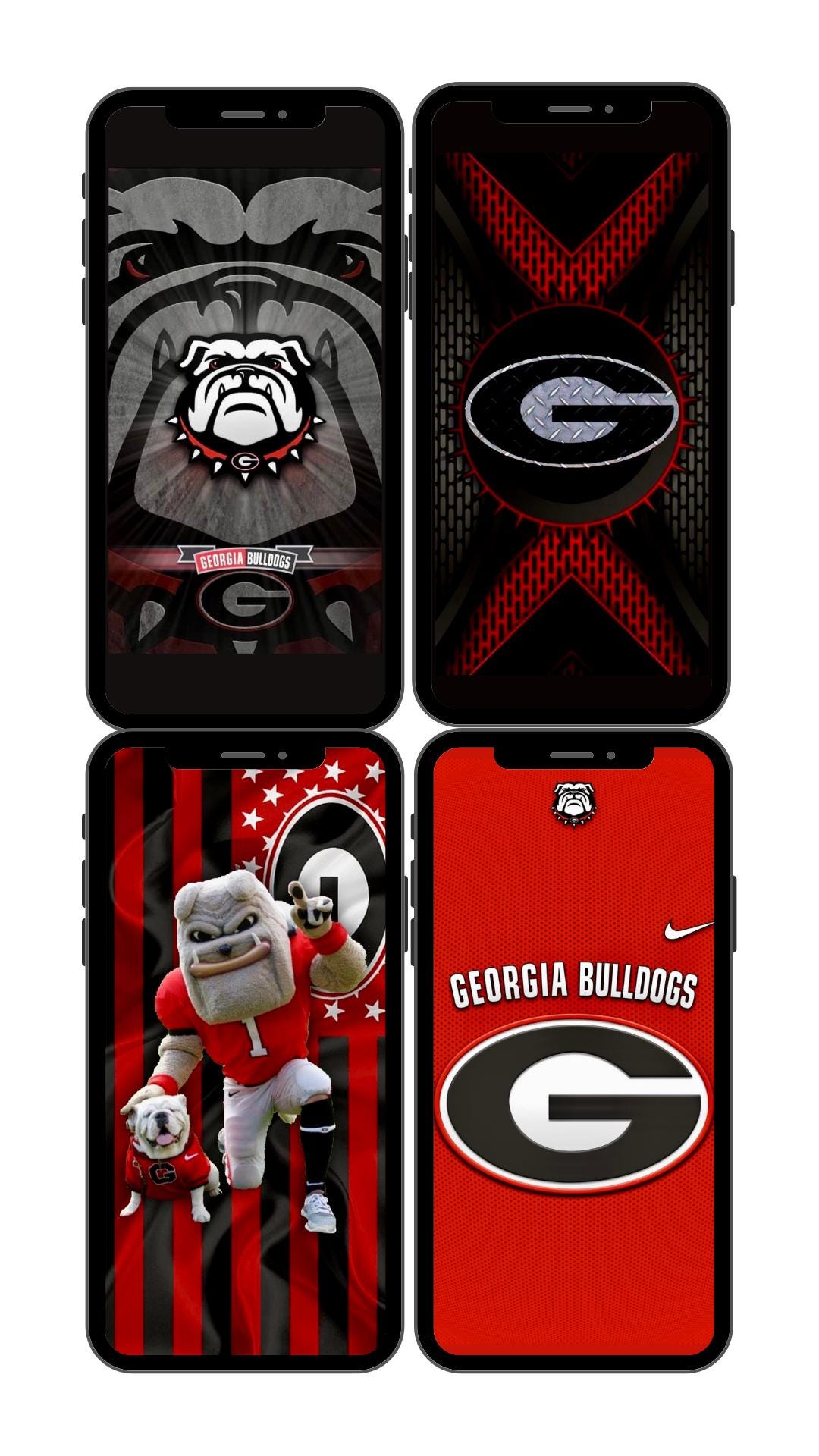 Georgia Bulldogs Wallpaper College Football Phone Background Bundle of ...