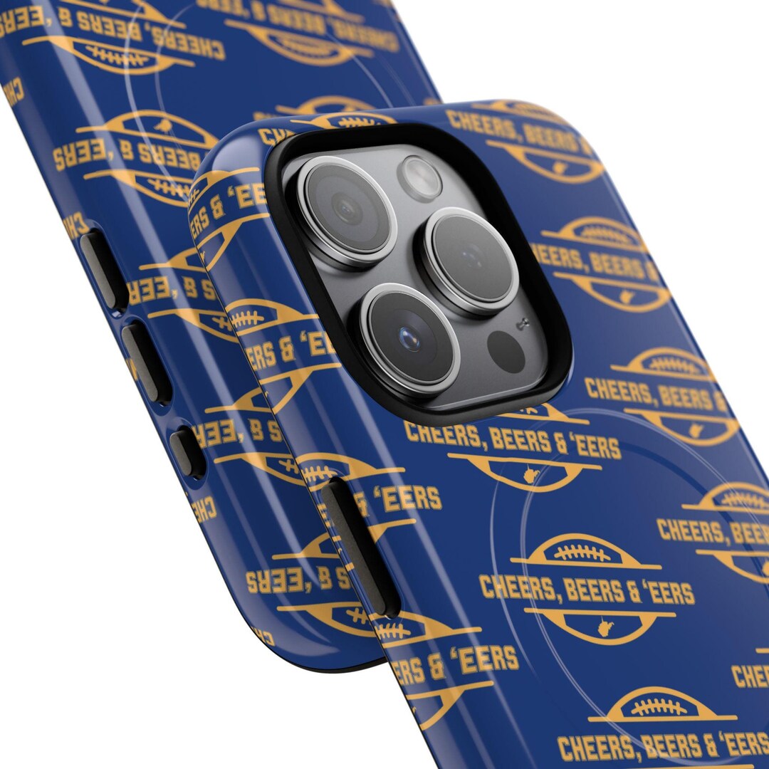 West Virginia Football Cheers, Beers and Eers Tough Magnetic Phone Case ...