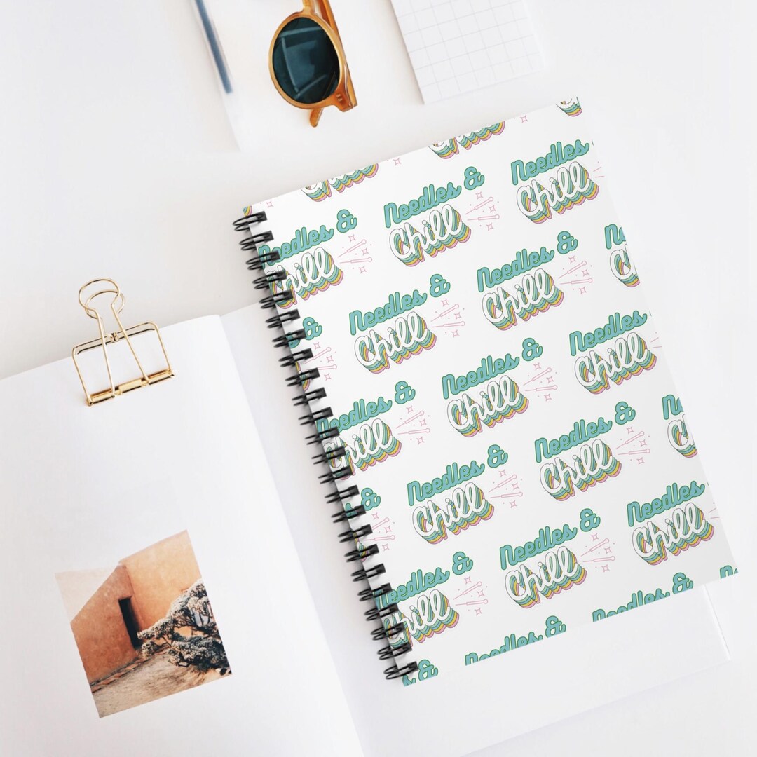 Acupuncture Spiral Notebook | Needles and Chill Journal for Relaxation ...