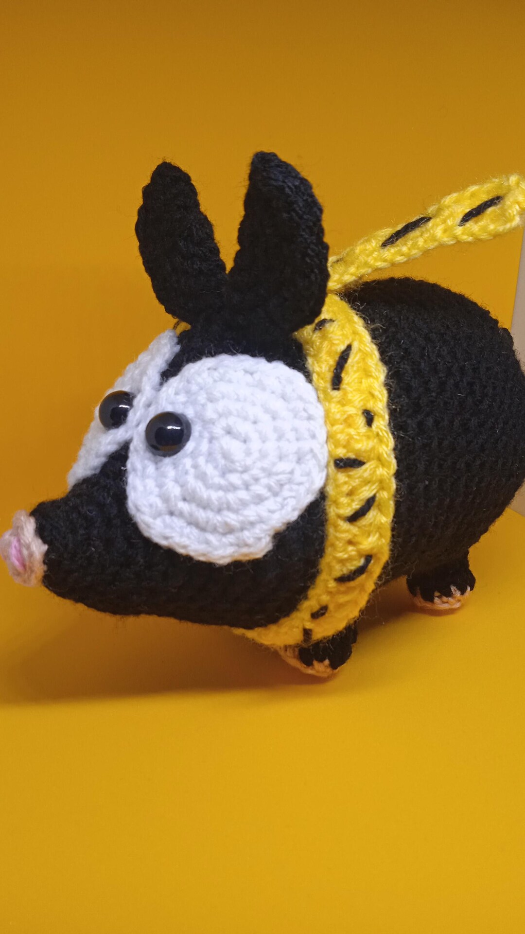 Pi-chan 19 Cm Approx Amigurumi – the Adorable Piglet From Ranma 1/2 ...
