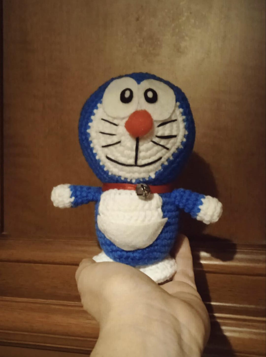 Handmade Doraemon Amigurumi 15cm Plush - Etsy